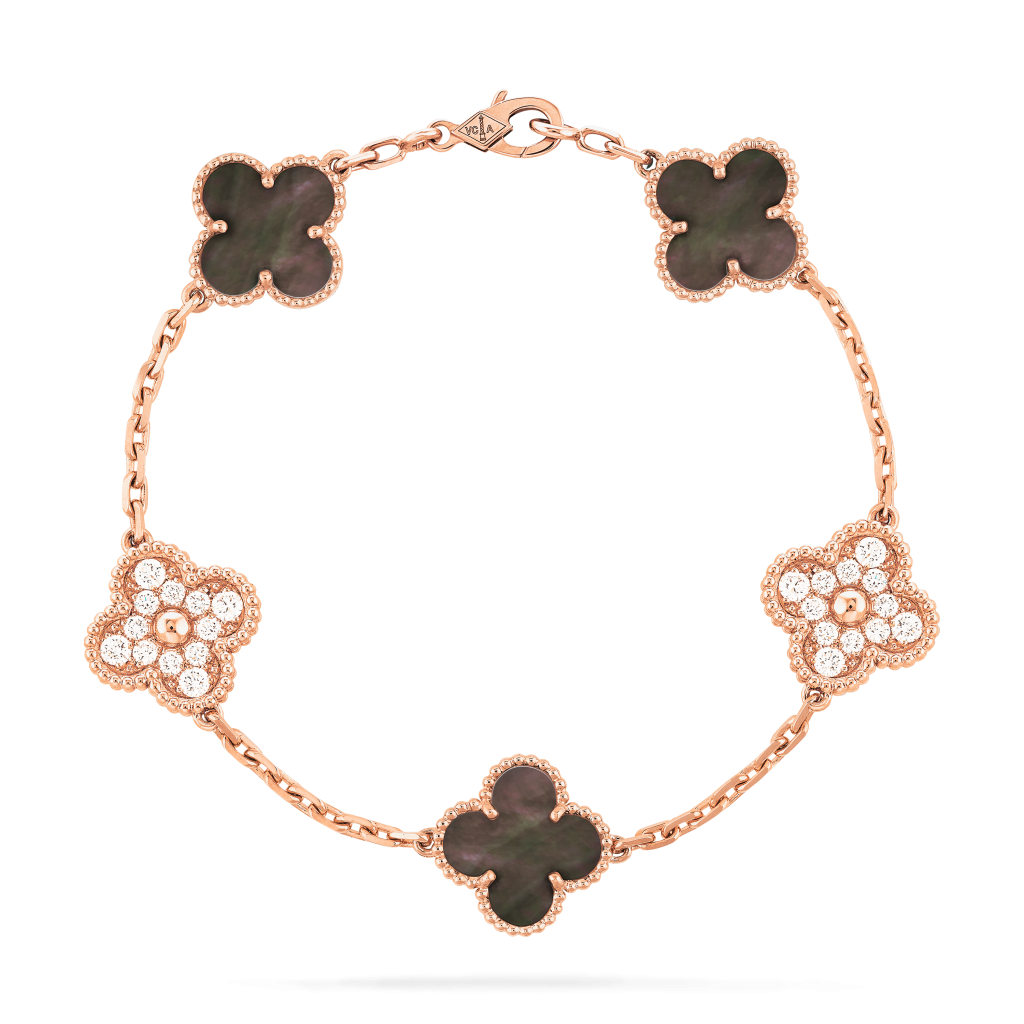 Vintage Alhambra bracelet, 5 motifs - Replica Van CleeF & Arpels