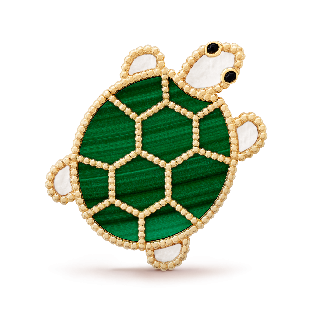 Lucky Animals Turtle clip - Replica Van CleeF & Arpels
