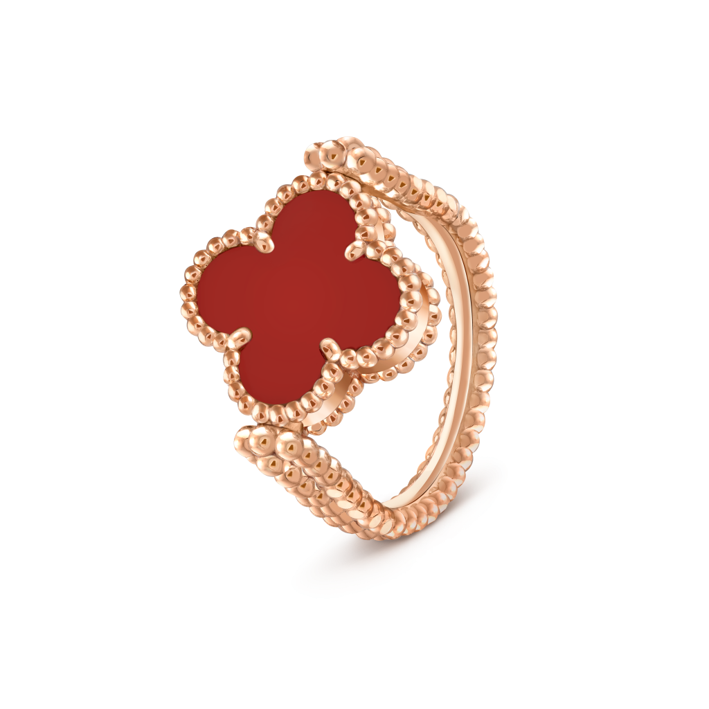 Vintage Alhambra Reversible Ring - Replica Van CleeF & Arpels